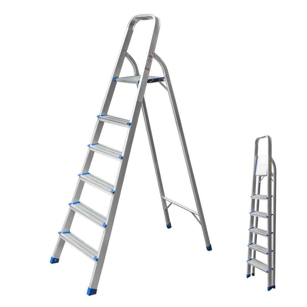 Aluminium A-Shape Step Ladder – 150kg Max Load – Asmaco Kenya